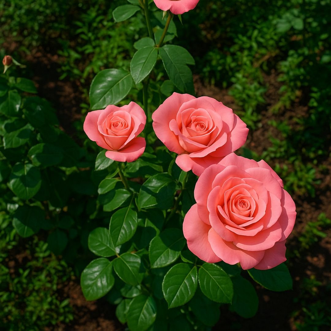 Muda de Roseira Rosa – Clássica, Versátil e Romântica