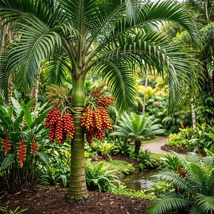 Muda de Palmito Pupunha (Bactris gasipaes) Pronta para Plantio